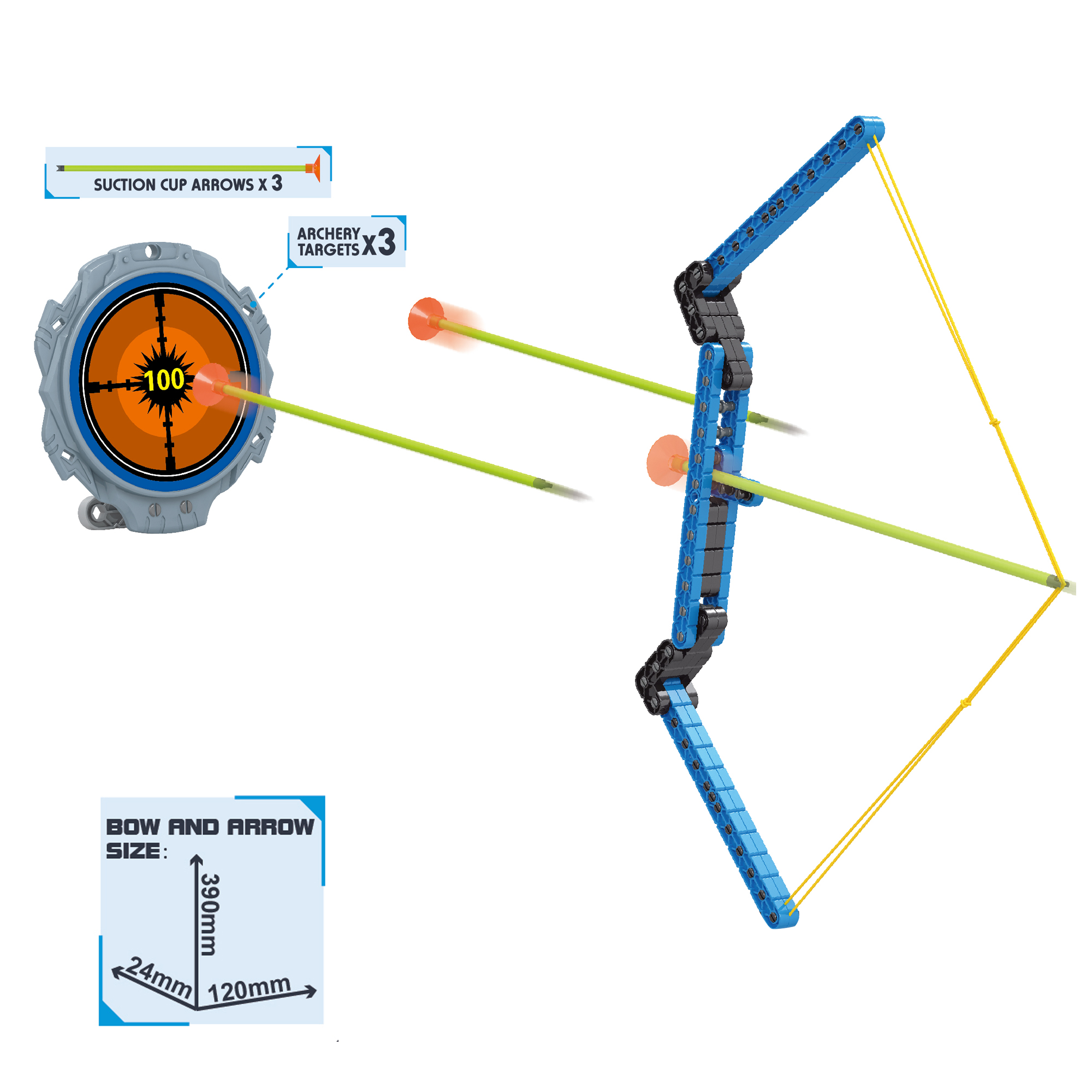 40% off on 85-Piece Archery Building Blocks Set | OneDayOnly