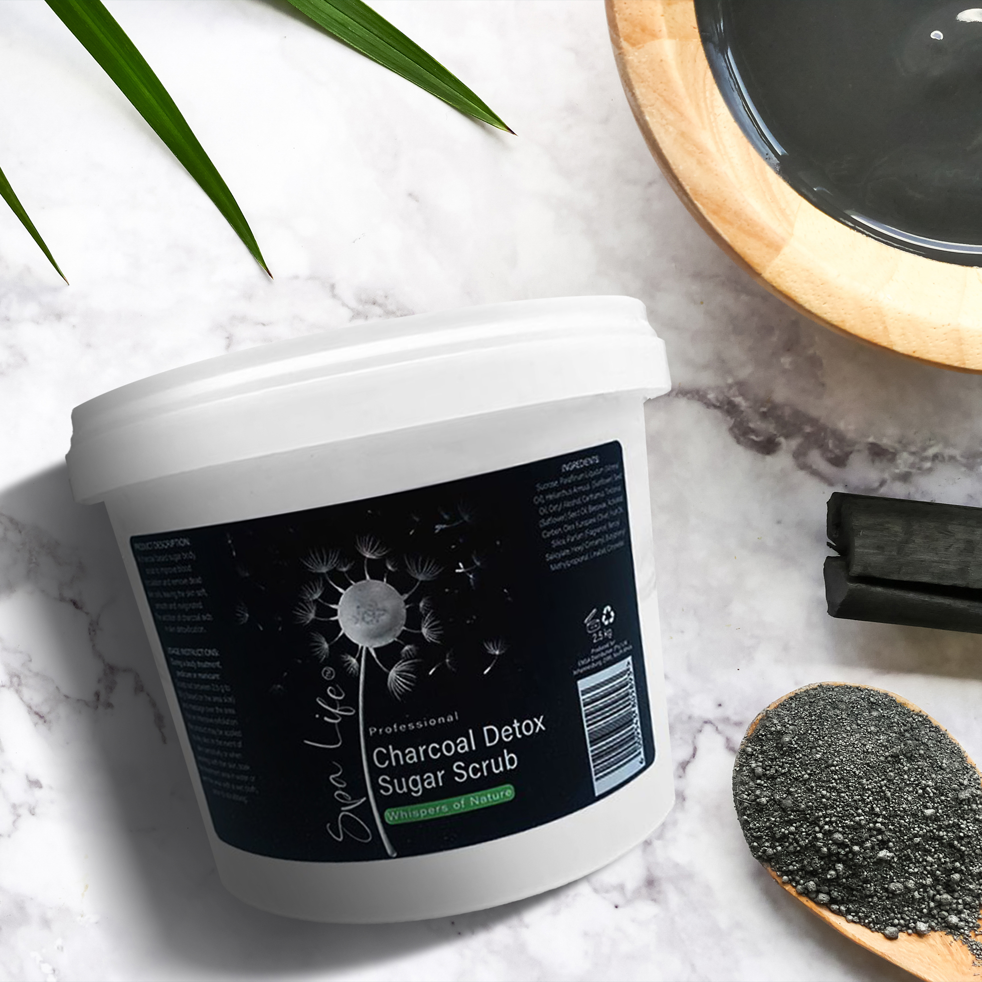 75% off on Spa Life 2.5kg Charcoal Detox Scrub | OneDayOnly
