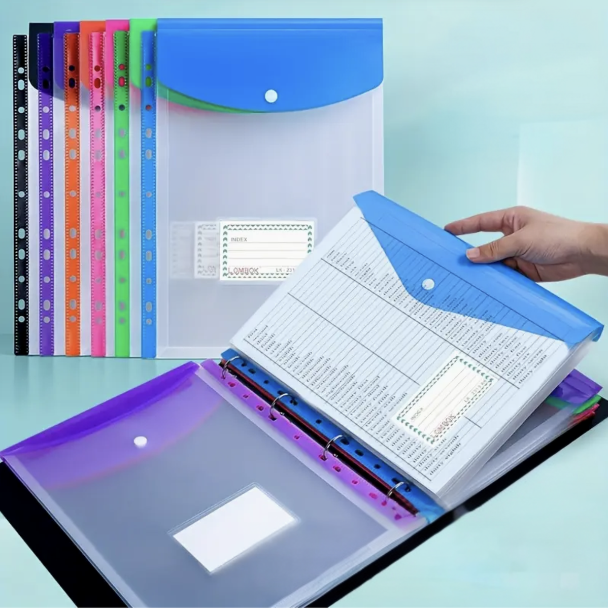 40% off on 12x A4 Envelope Binder File Sleeves | OneDayOnly