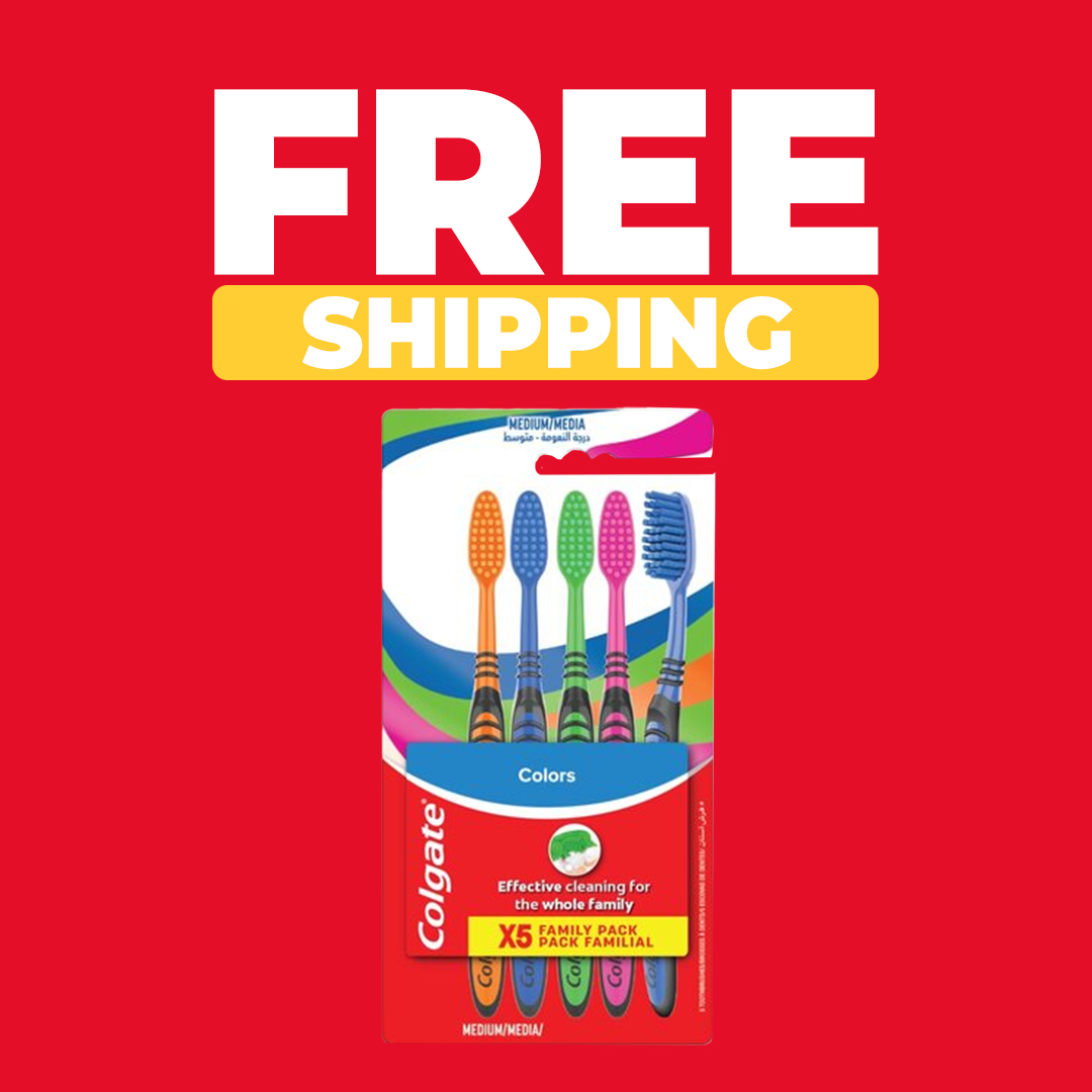 32% off on Colgate 5's Family Pack Toothbrushes | OneDayOnly