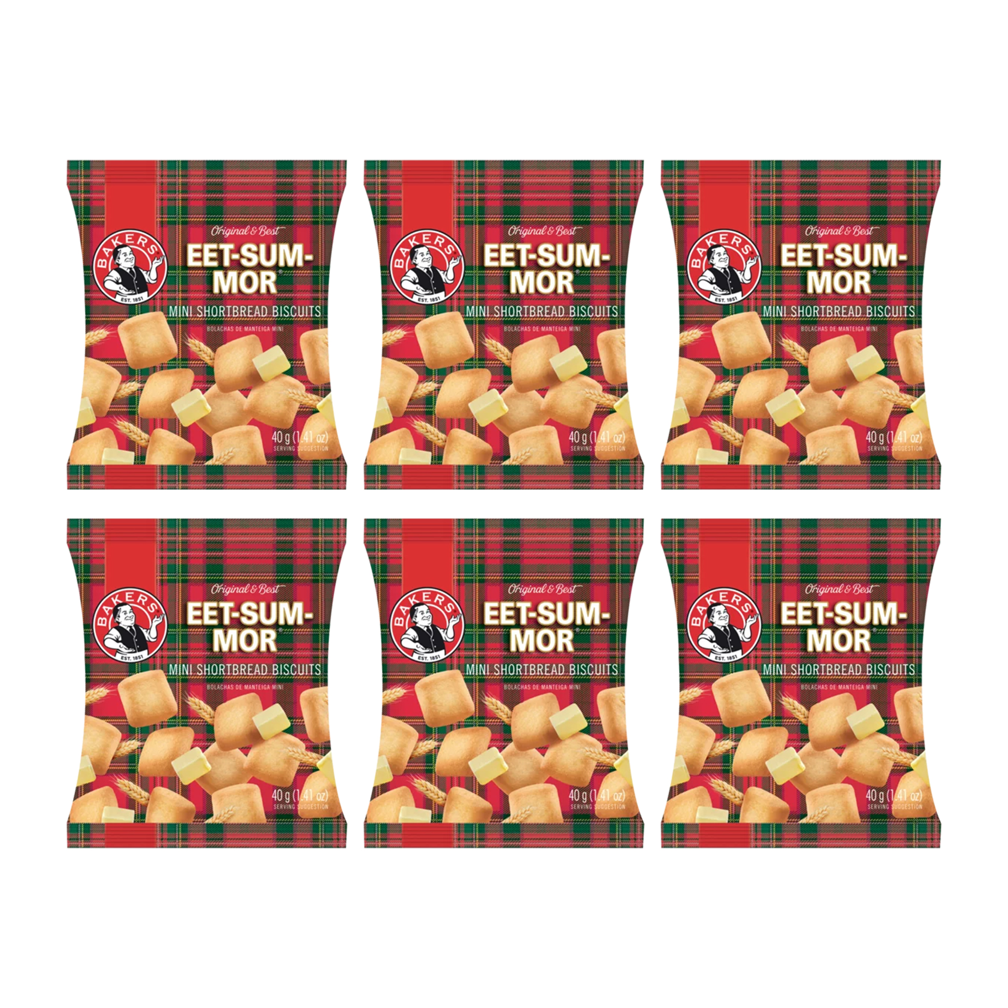 Bakers 6x 40g Mini Biscuits | OneDayOnly