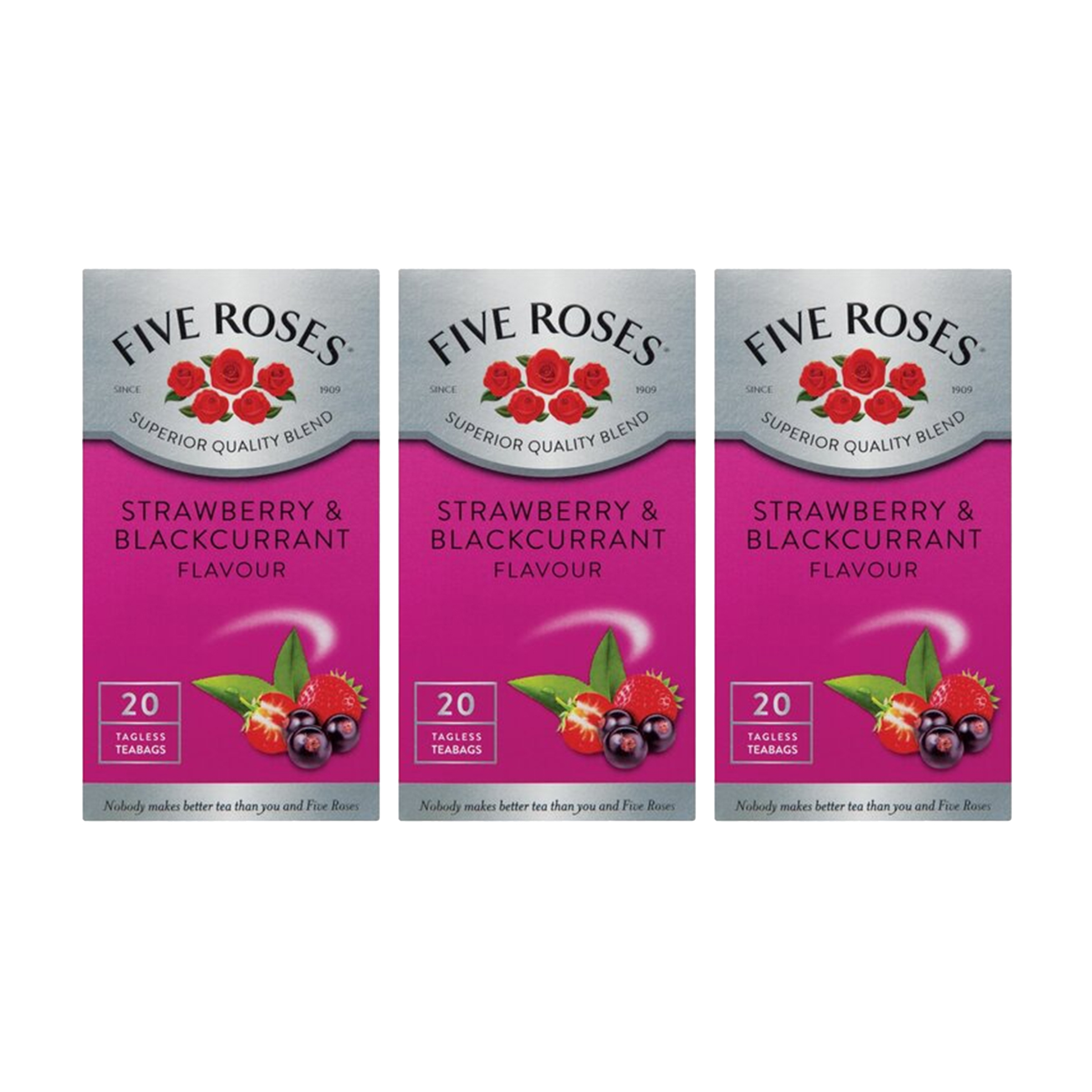 18% off on 3x 20's Tagless Fruit Tea Bags | OneDayOnly