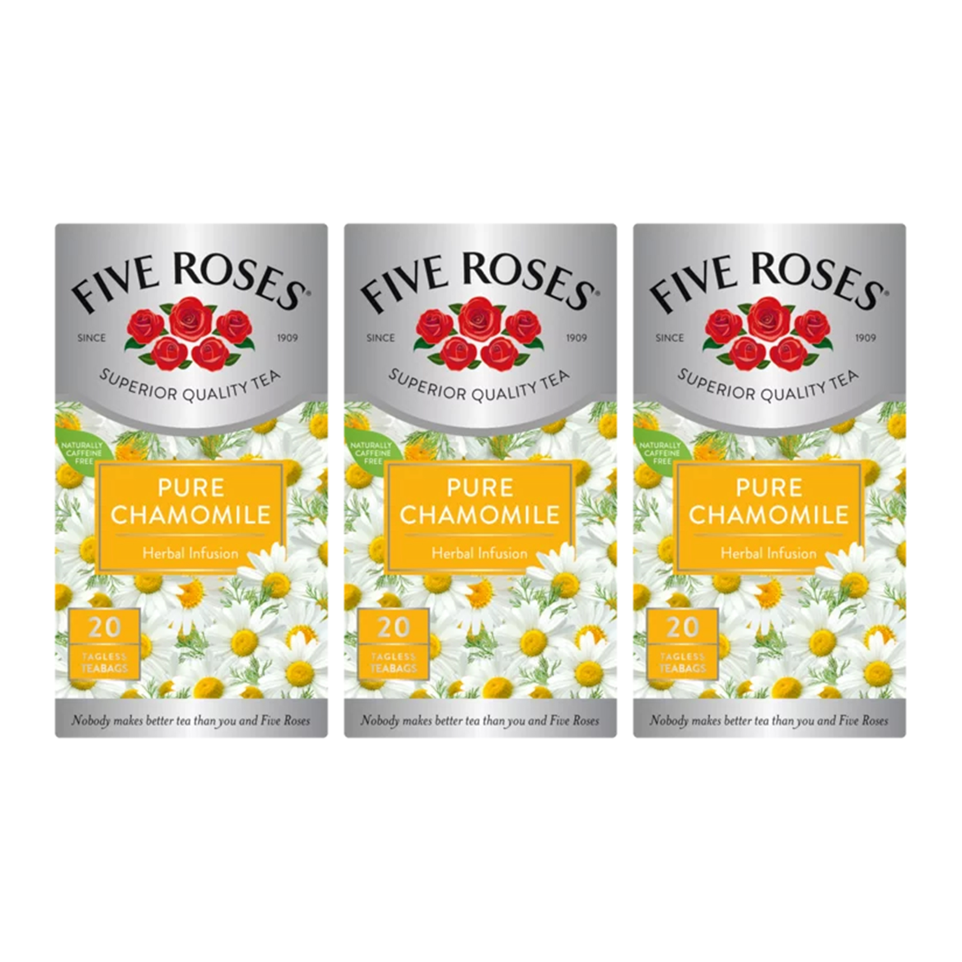 46% off on 3x 20's Tagless Pure Tea Bags | OneDayOnly