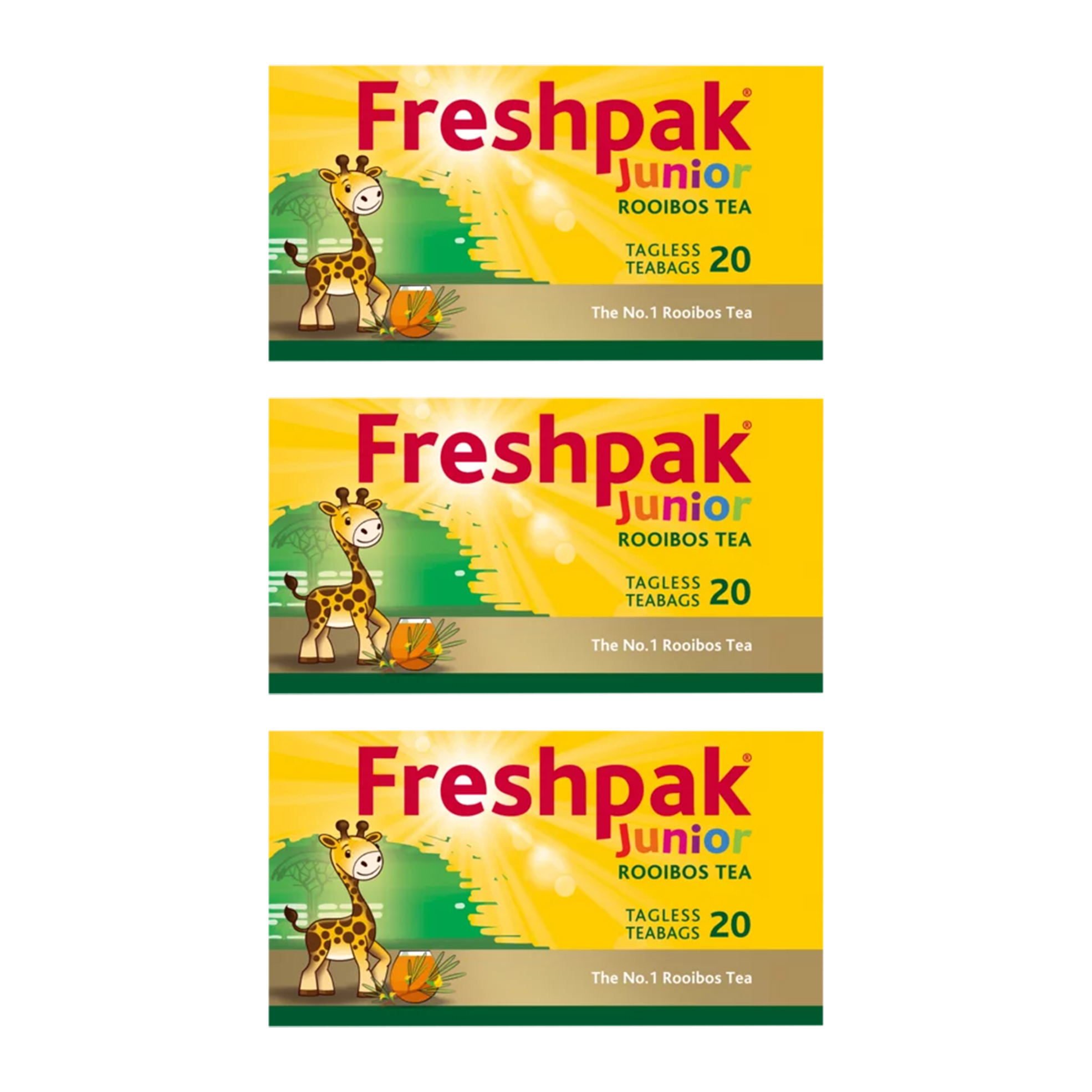 Freshpak 3x 20's Junior Rooibos Tea Bags | OneDayOnly