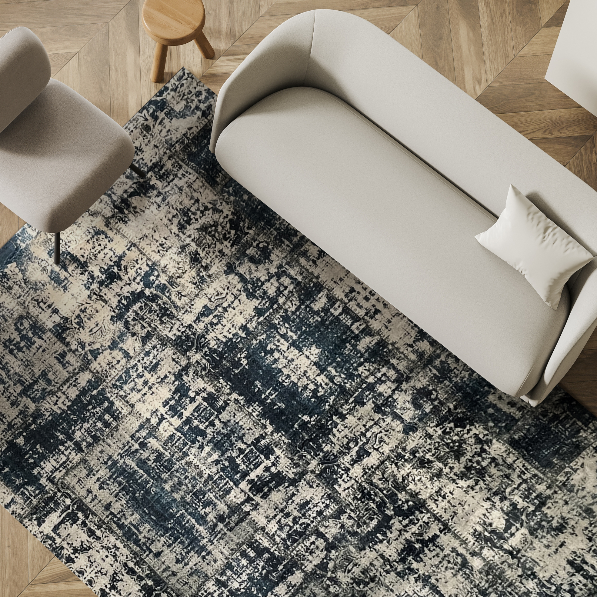 31% off on Multi-flor Sophia HD Printed Rug | OneDayOnly