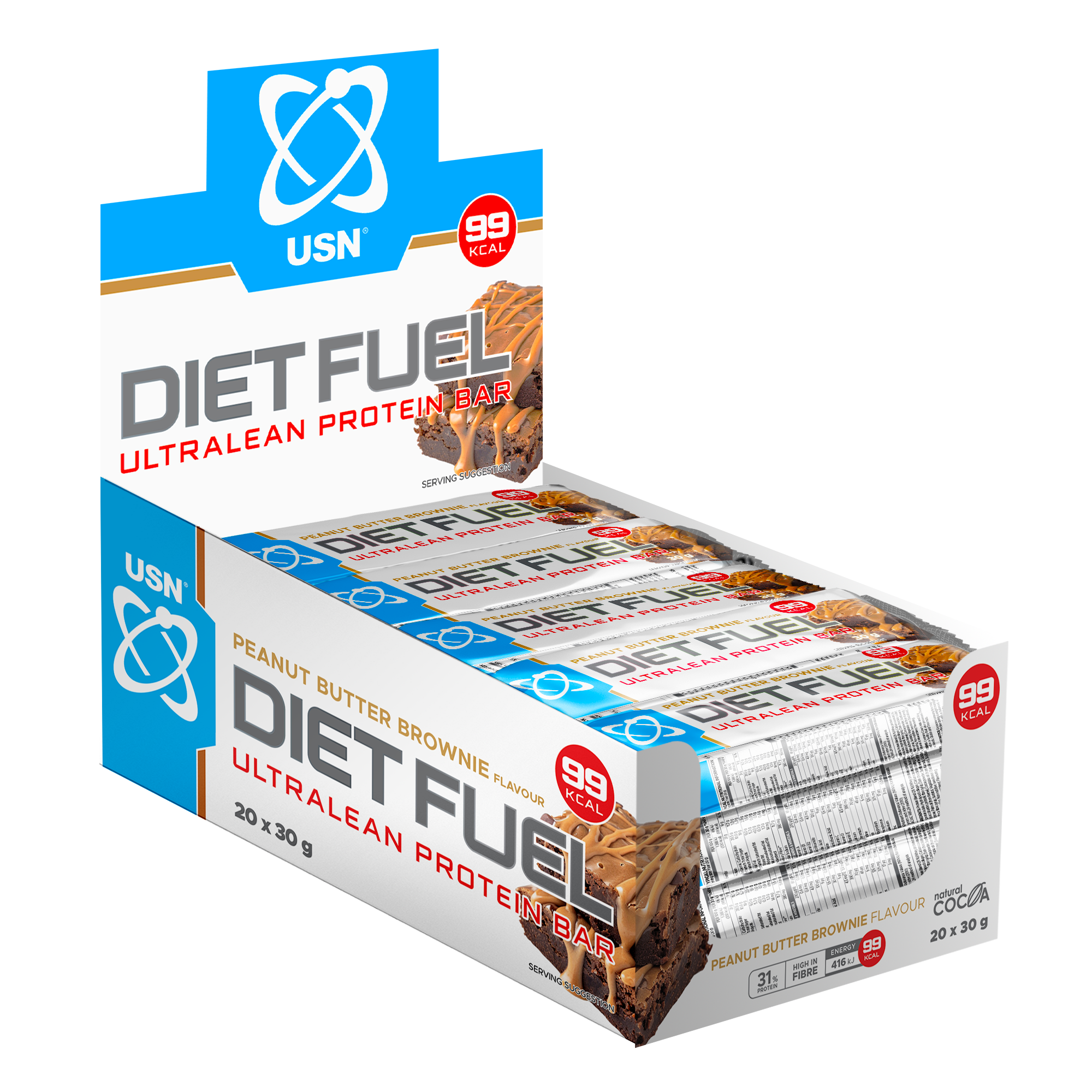 11% off on USN 20x 30g Diet Fuel Bars | OneDayOnly