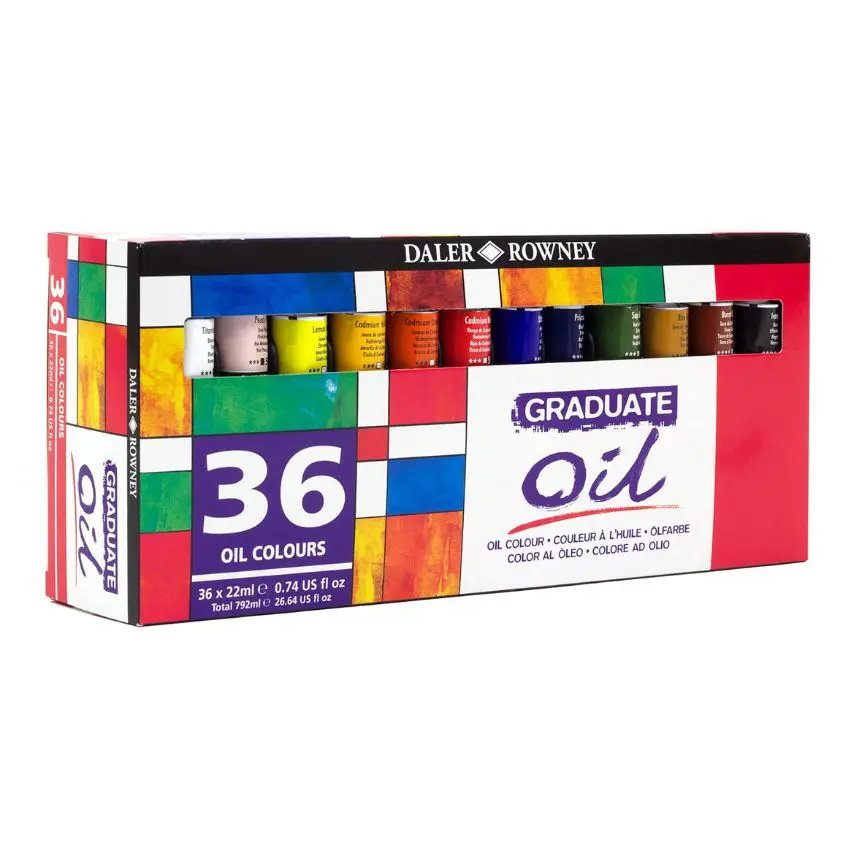 39% off on Daler-Rowney 36 Piece Oil Paint Set | OneDayOnly
