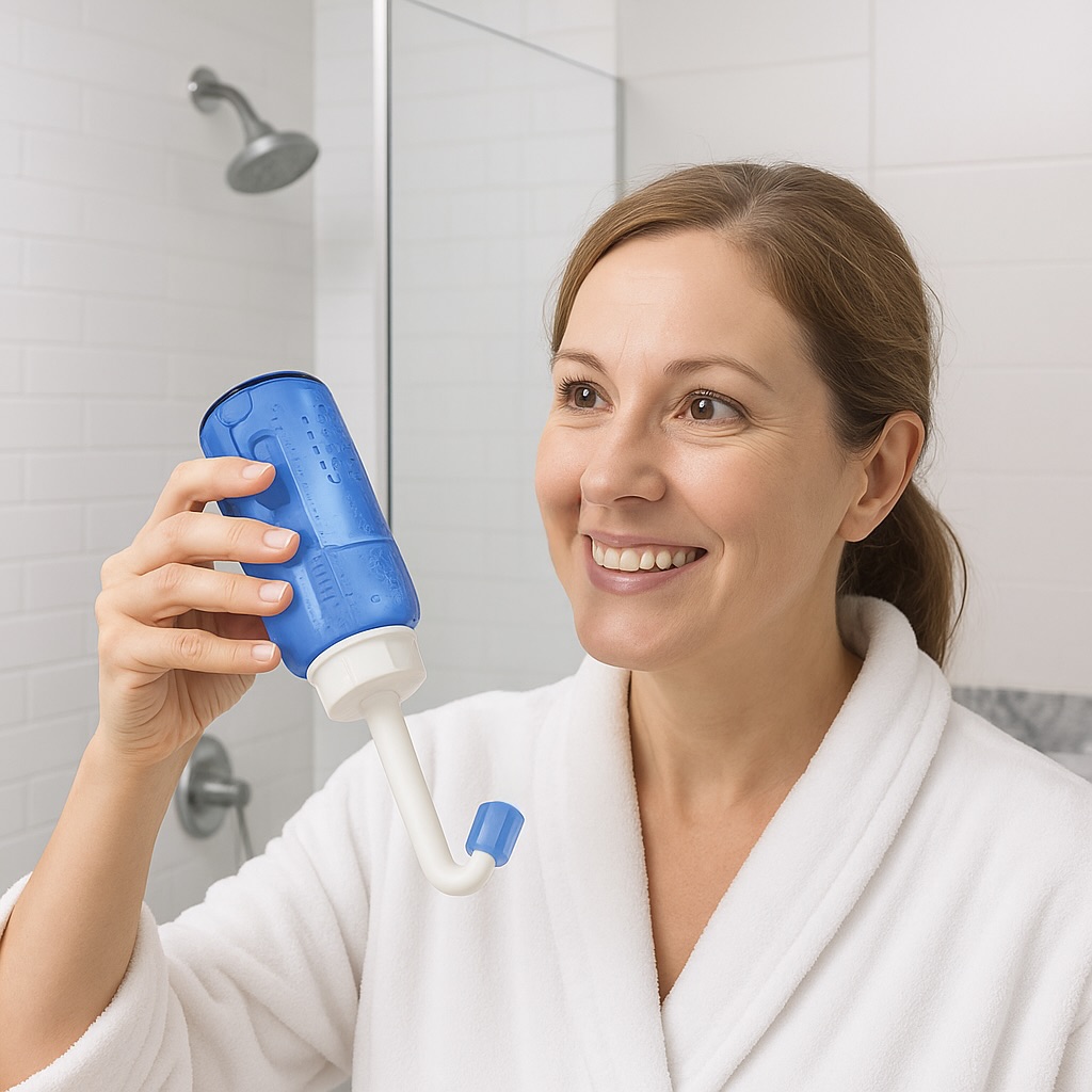 34% off on OxyFlush 300ml Nasal Sinus Rinse Kit | OneDayOnly