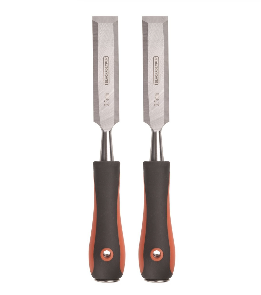 21% off on BLACK+DECKER 2x 25mm Wood Chisels | OneDayOnly