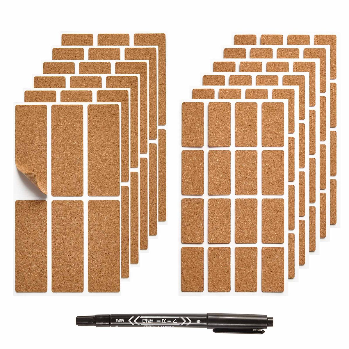 34% off on 132x Waterproof Label Stickers with Marker | OneDayOnly