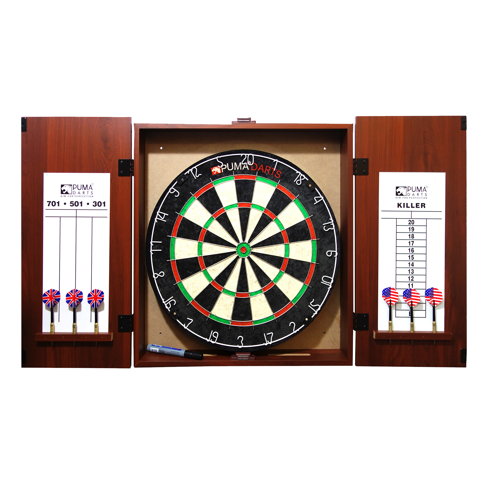 33% off on Puma Darts Dartboard Cabinet Set | OneDayOnly