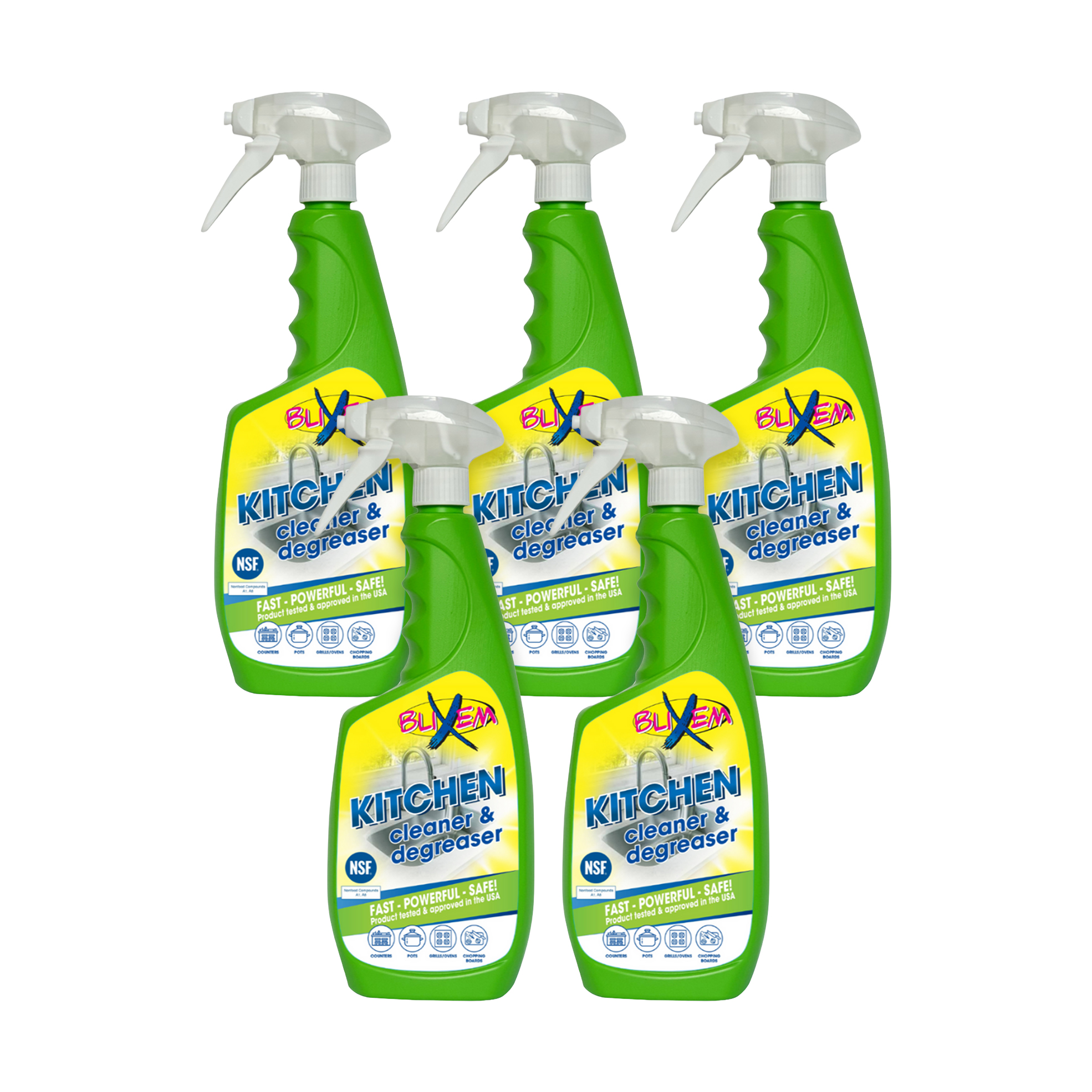 25% off on BLIXEM 5x 750ml Kitchen Cleaners | OneDayOnly