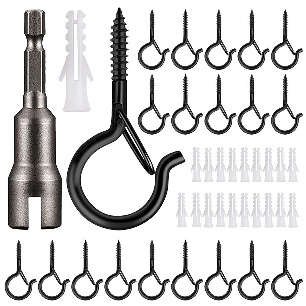 34% off on 41-Piece Metal Q Hanging Hooks Set | OneDayOnly
