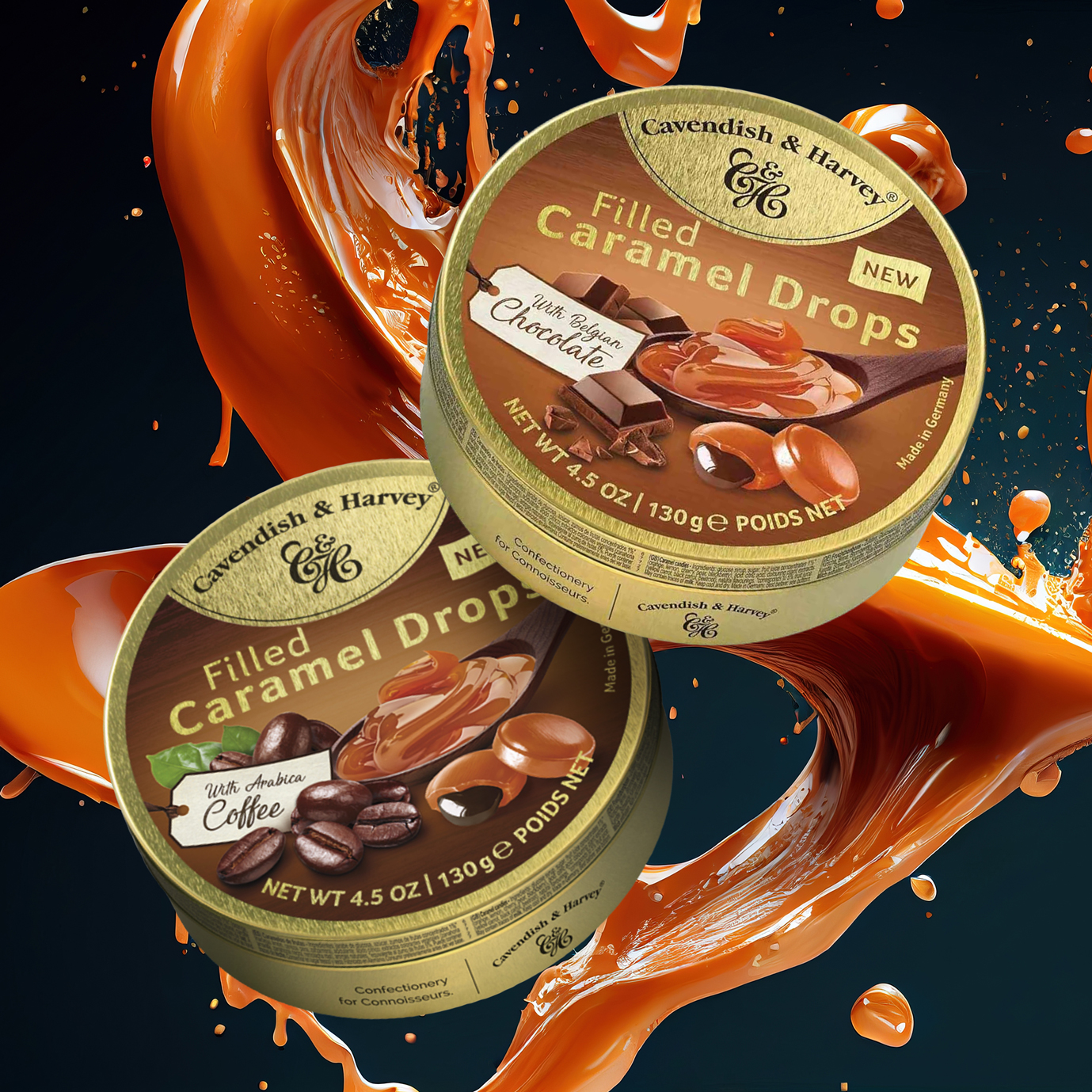 26% off on 4x 130g Filled Caramel Drops | OneDayOnly