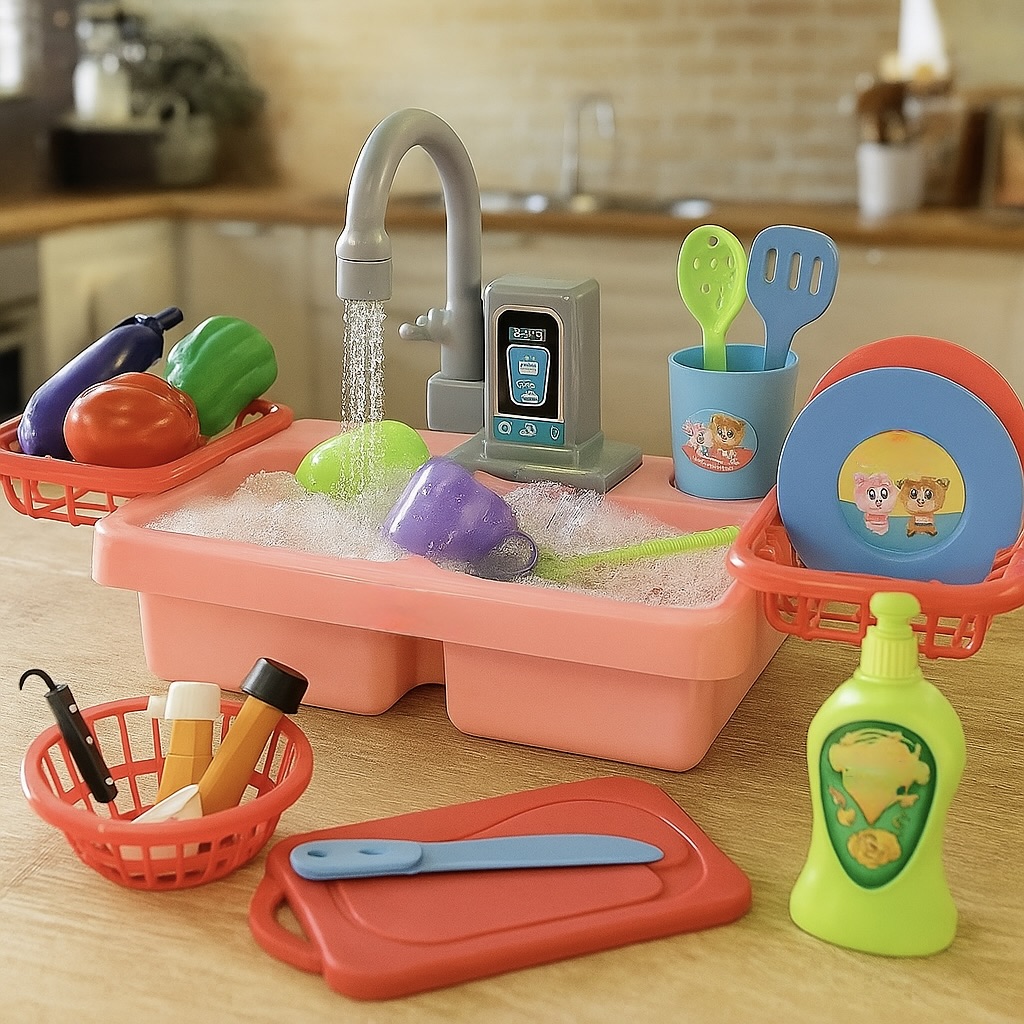 45% off on SoapyPals 19-Piece Toy Dishwasher | OneDayOnly