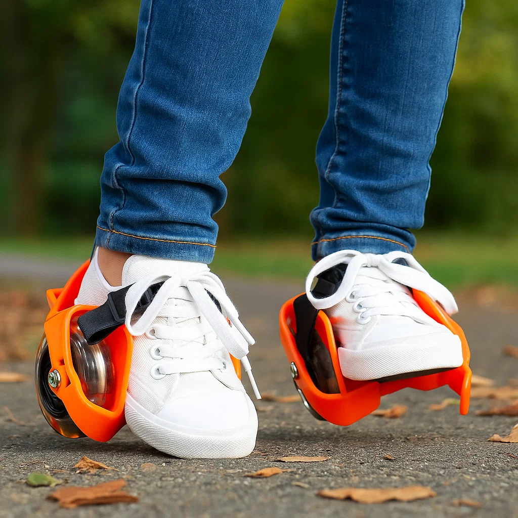 38% off on 2x Pairs of Adjustable Heel Roller Skates | OneDayOnly