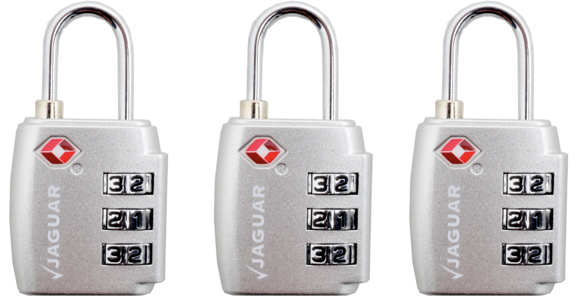 20% off on 3x 30mm Travel Combination Padlocks | OneDayOnly