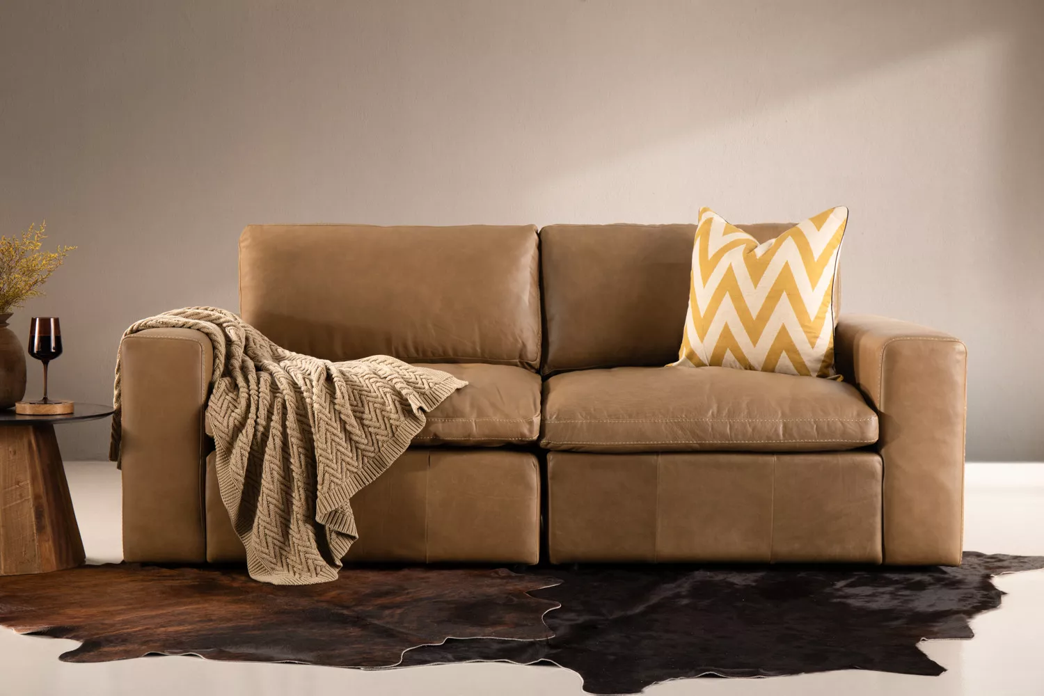 R2,500 off on Bexley Modular Leather Couch | OneDayOnly