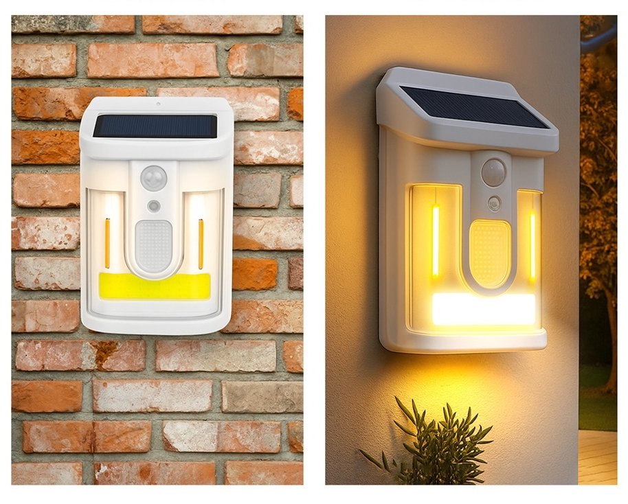 18% off on 2x Solar Sensor Wall Lights | OneDayOnly