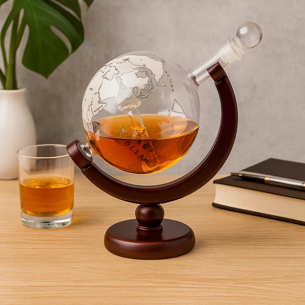 60% off on Balvi Whiskey Decanter Globe | OneDayOnly