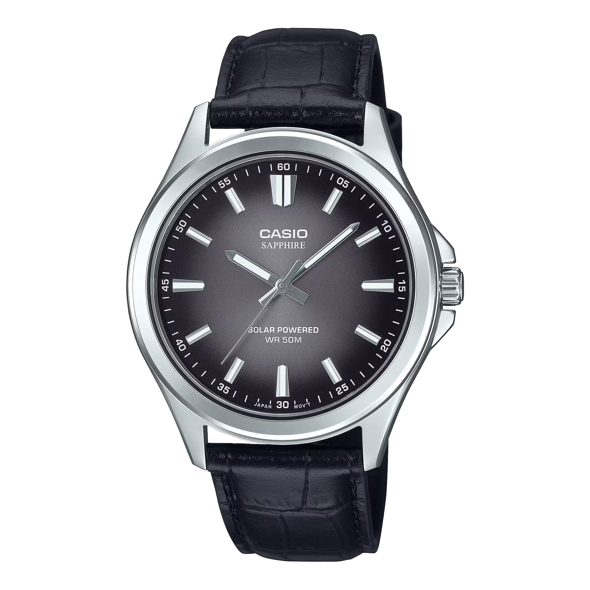 45% off on Casio Men's Solar Leather Watch | OneDayOnly