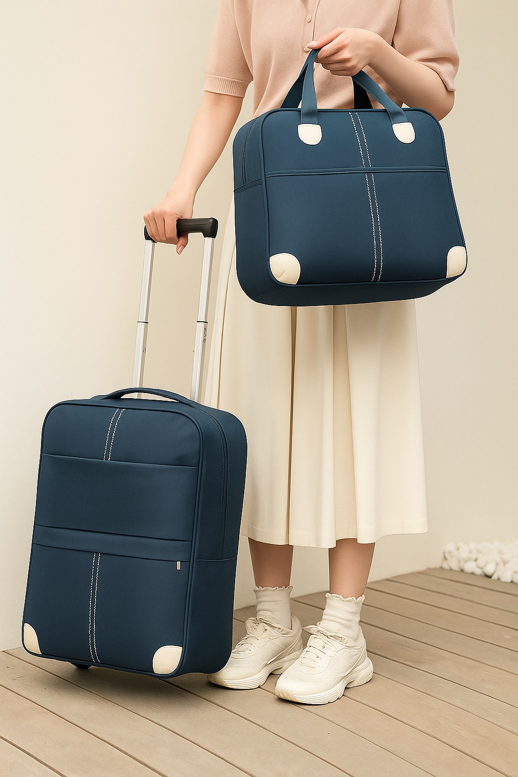 40% off on 2-Piece Trolley Bag Set | OneDayOnly