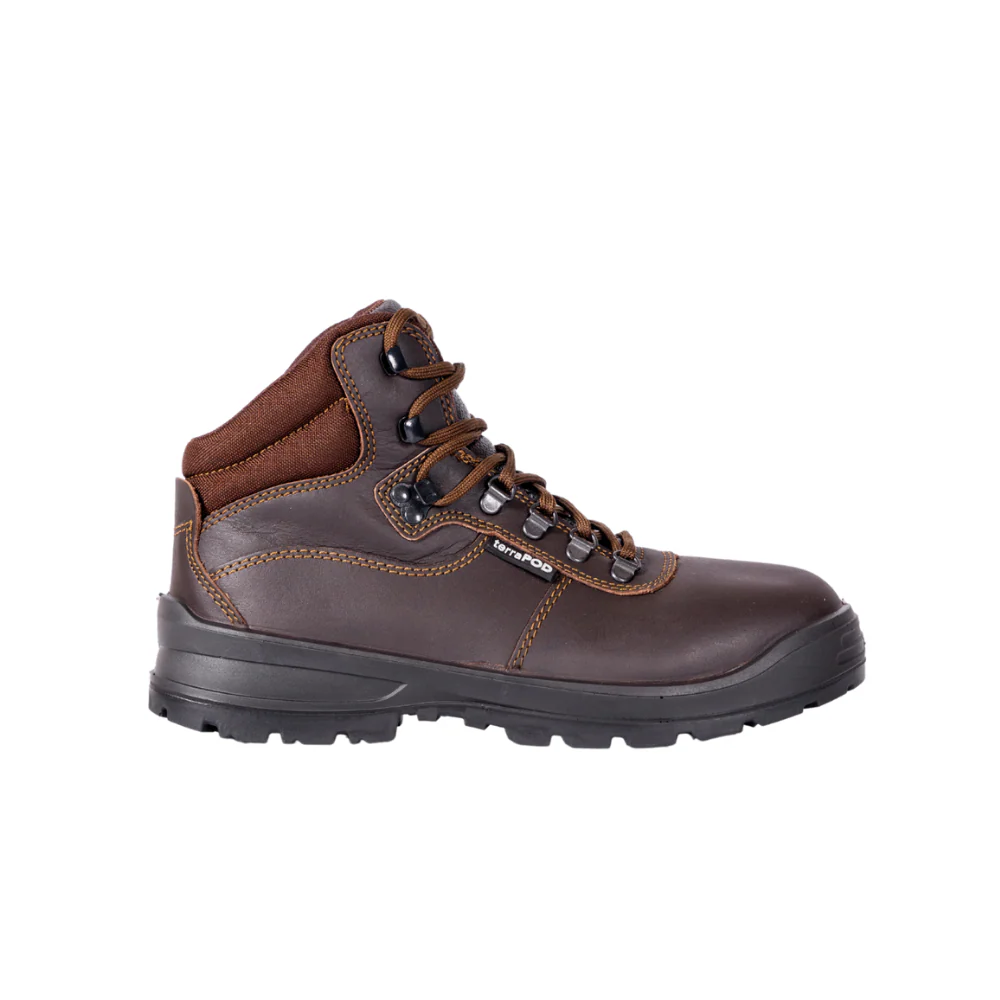 29% off on Men's Brown Leather Safety Boots | OneDayOnly