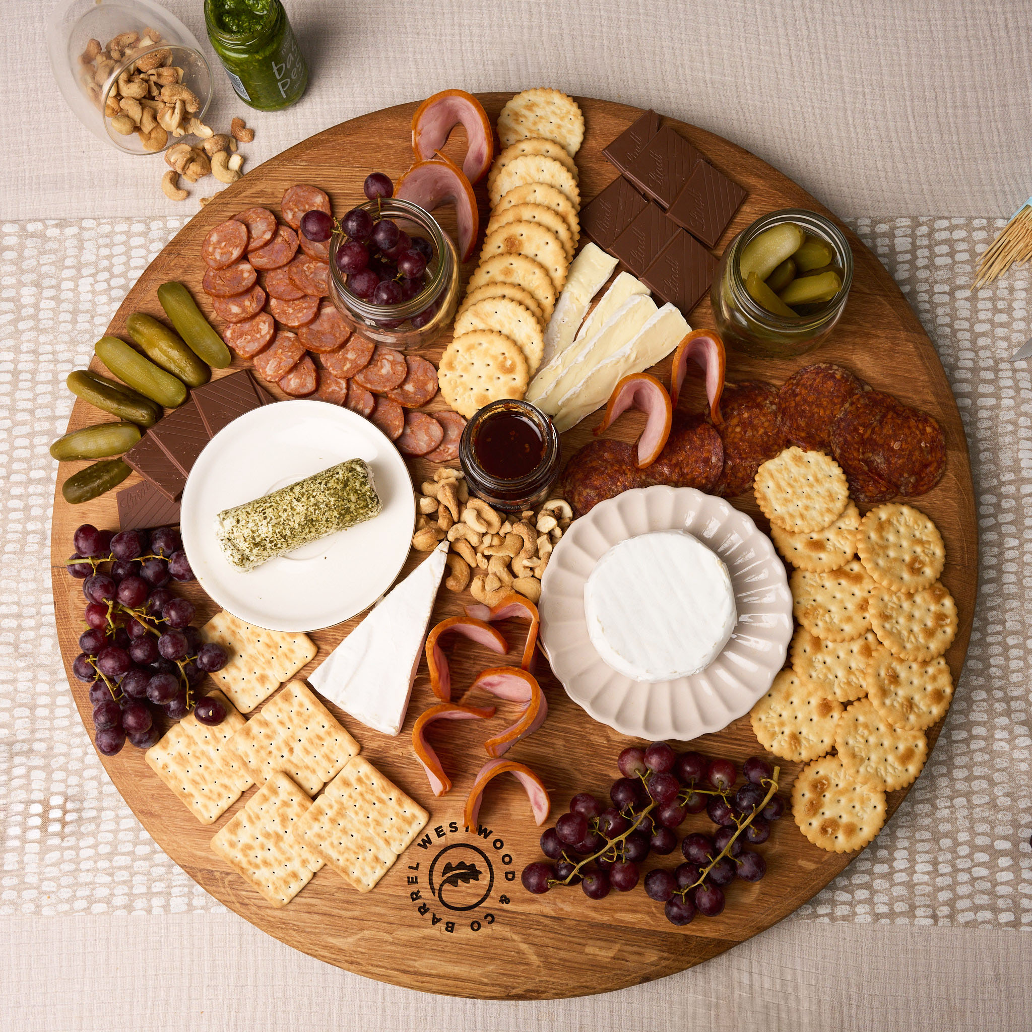23% off on French Oak Lazy Susan Cheese Board | OneDayOnly
