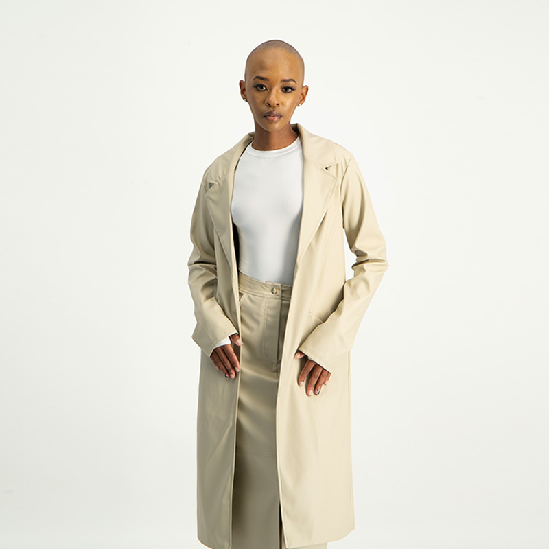 32% off on Ladies CeCe Faux Leather Trench Coat | OneDayOnly