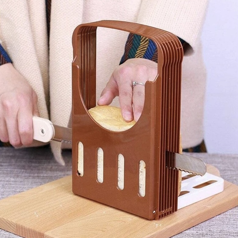 57% off on NestEdge Foldable Bread Slicer Tool | OneDayOnly