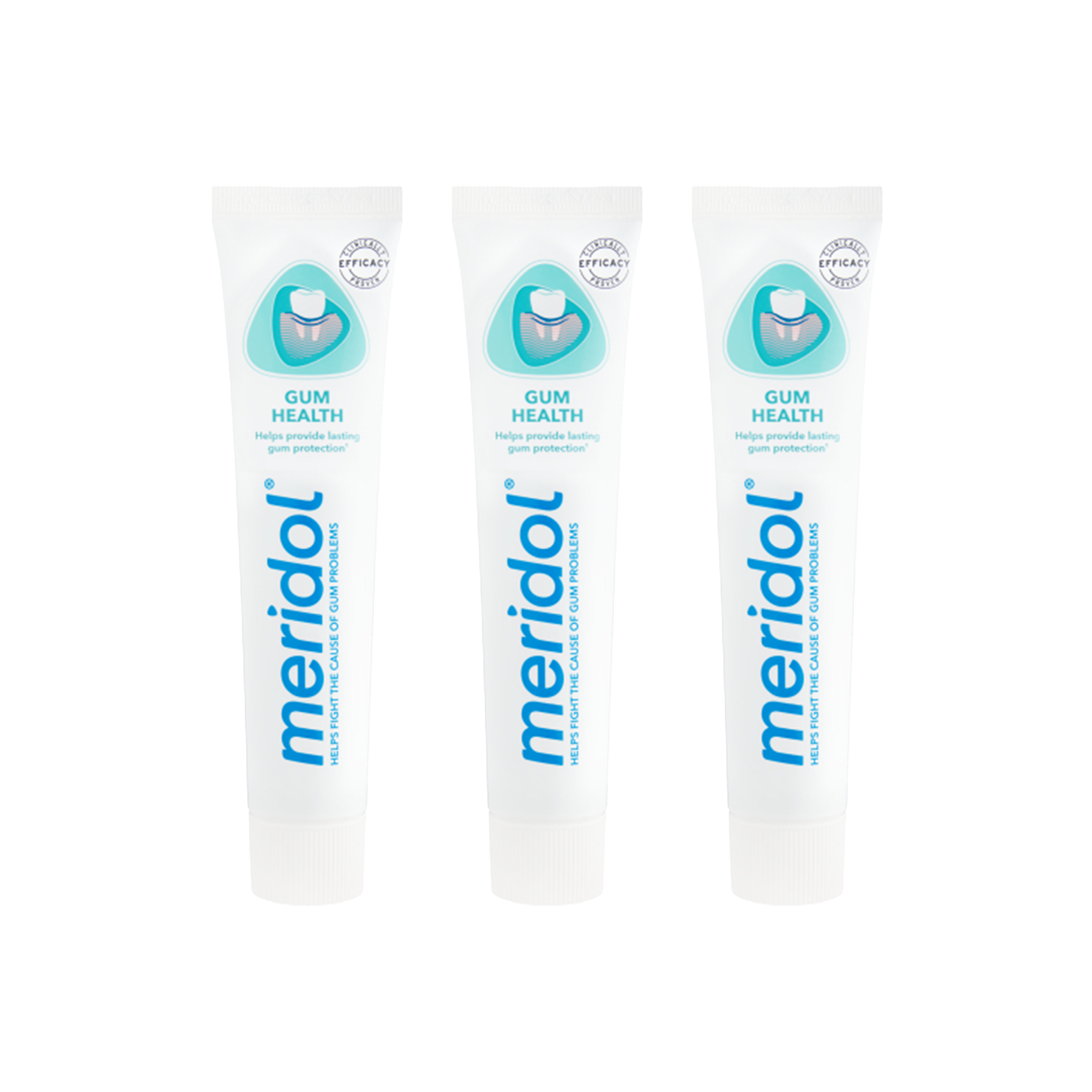 Meridol 3x 75ml Gum Health Toothpastes | OneDayOnly