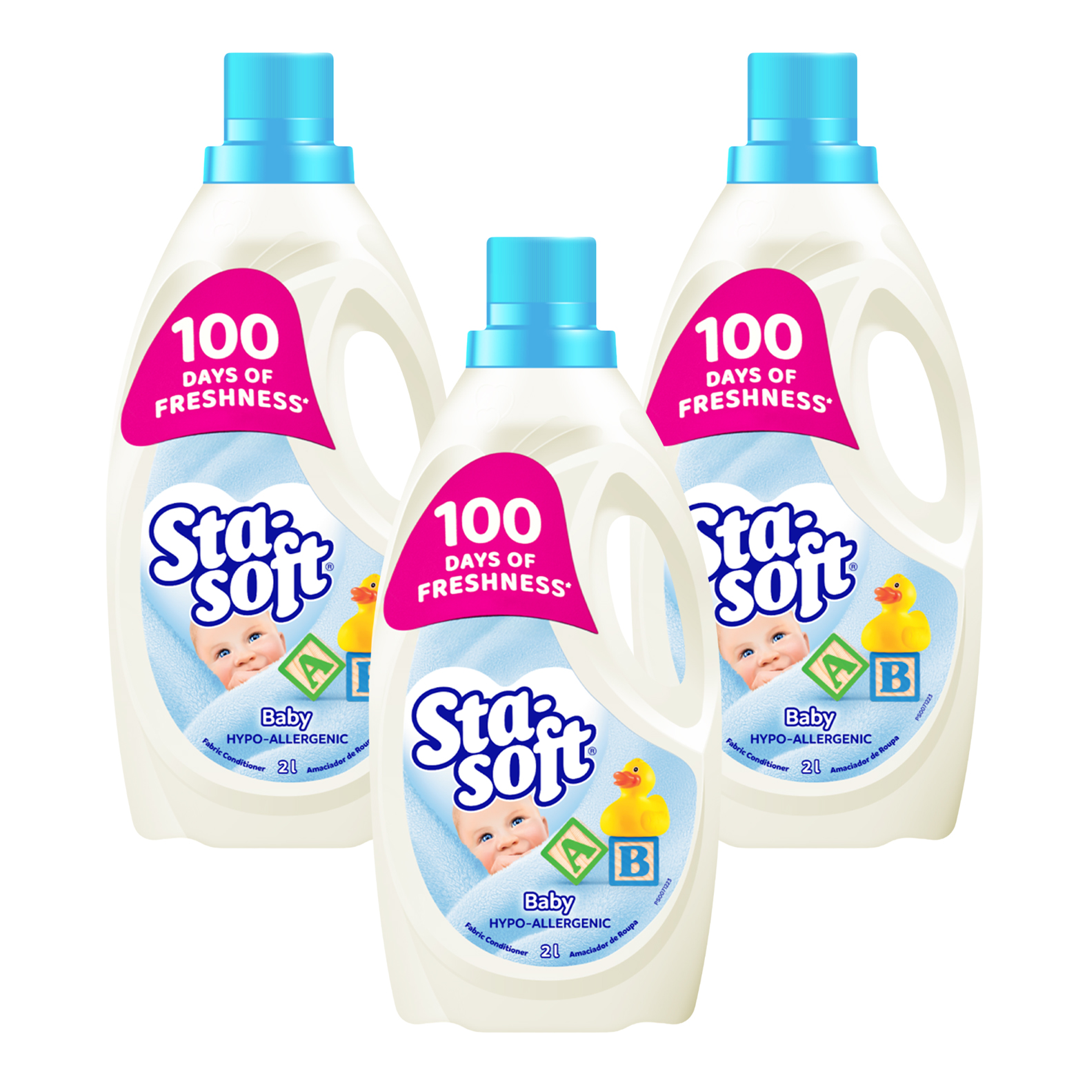 Sta-Soft 3x 2L Fabric Conditioners | OneDayOnly