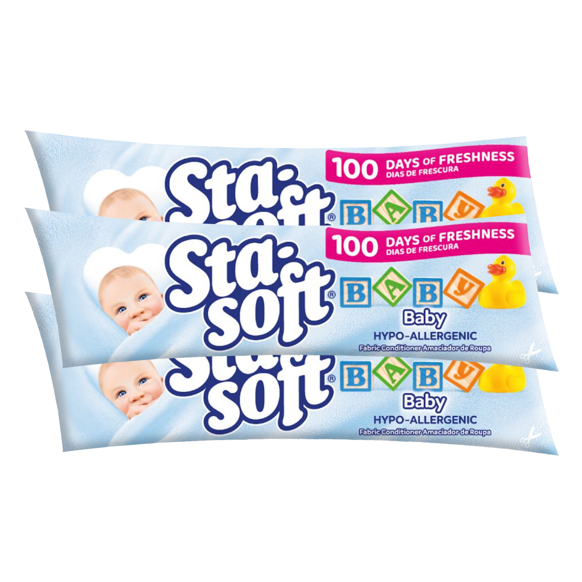 Sta-Soft 3x 500ml Fabric Conditioner Refills | OneDayOnly