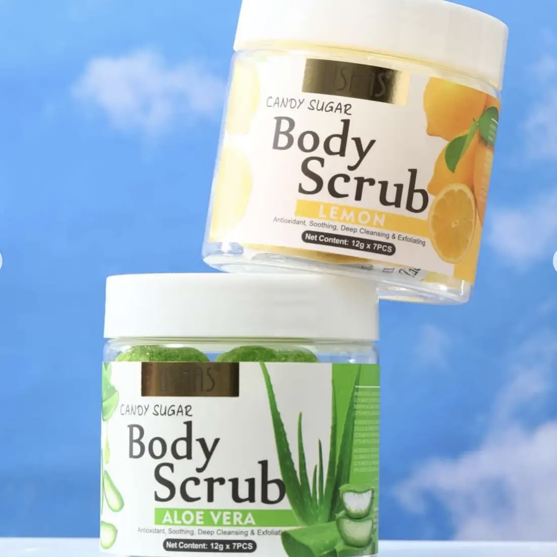 43% off on Ushas 2x 12g Candy Body Scrub | OneDayOnly