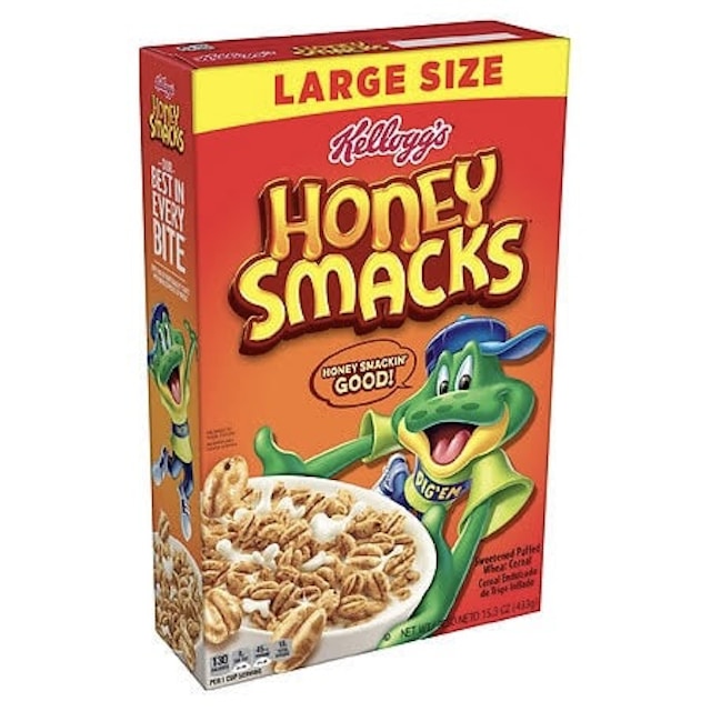 Kellogg's 433g Honey Smacks Cereal Box | OneDayOnly