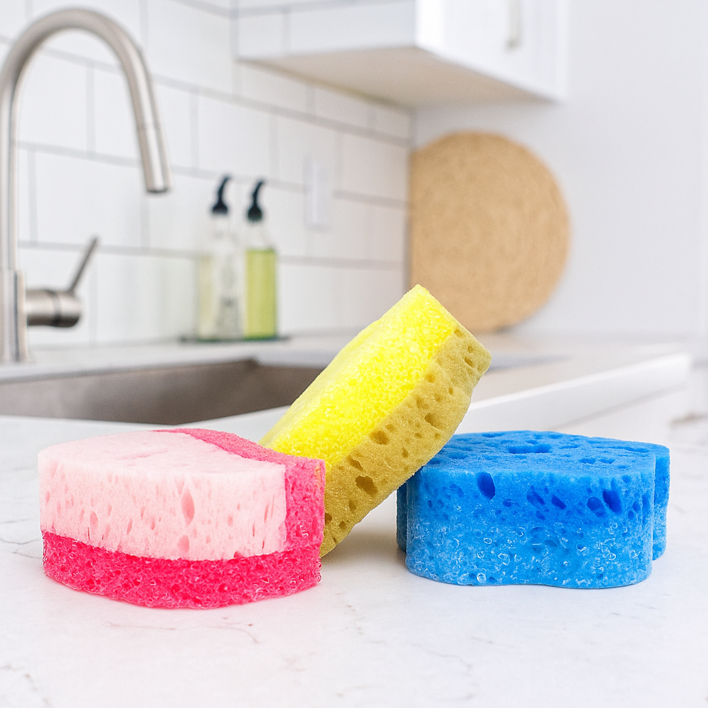 29% off on 3x Double-Sided Cleaning Sponges | OneDayOnly
