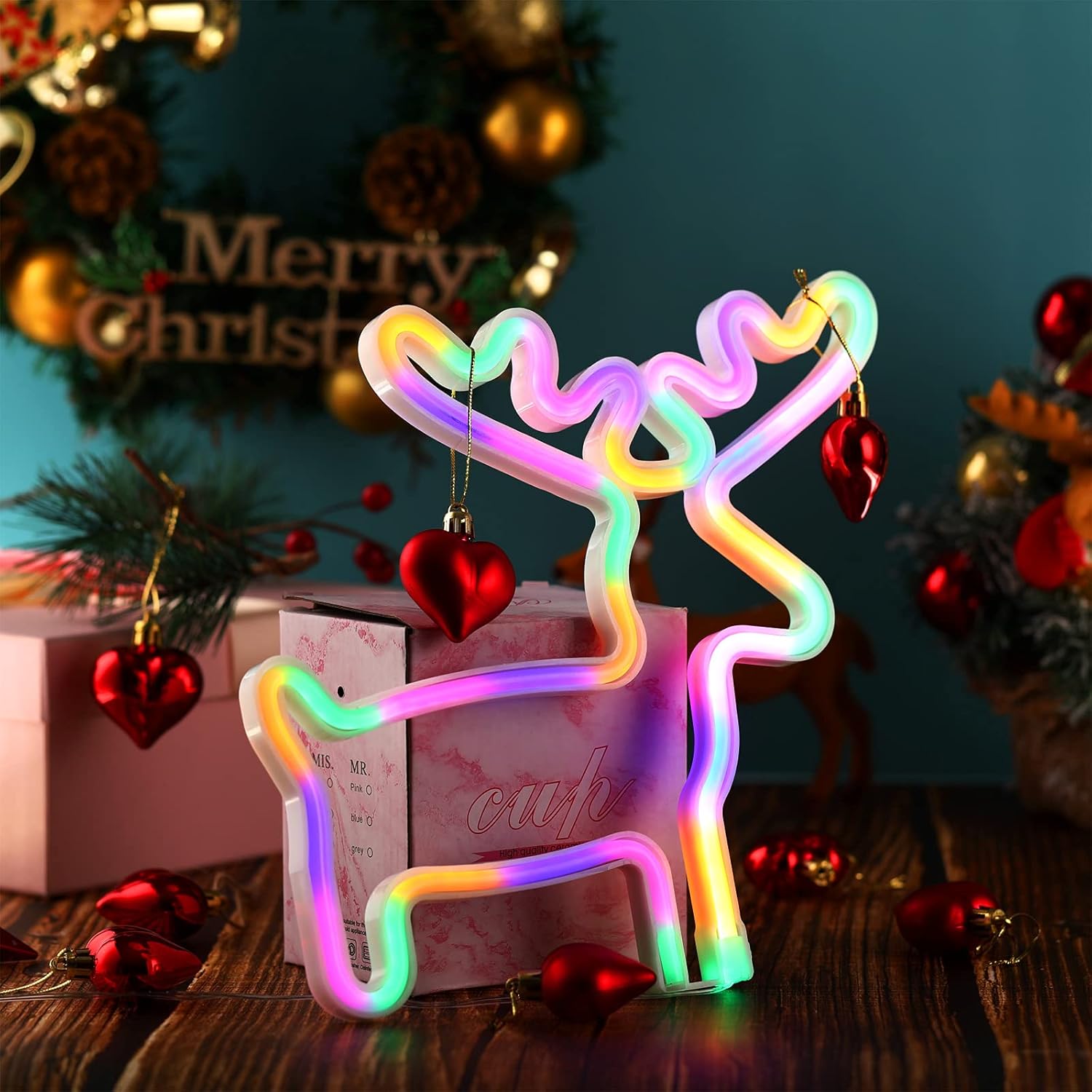 40% off on CyberSleigh Christmas Neon Reindeer | OneDayOnly