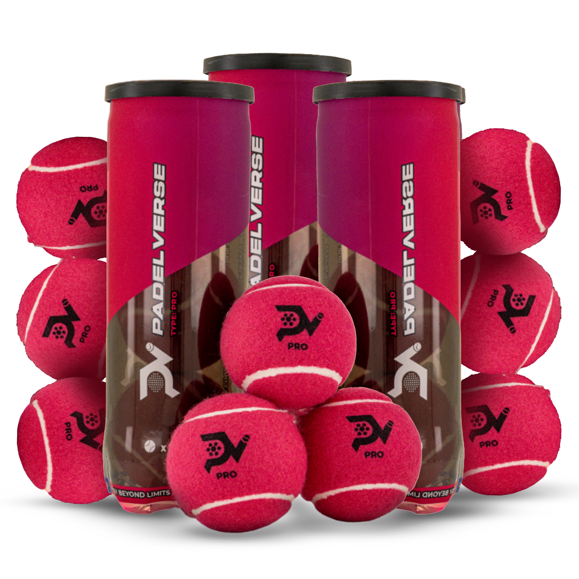 33% off on Padel Verse 9x Pro Pink Padel Balls | OneDayOnly