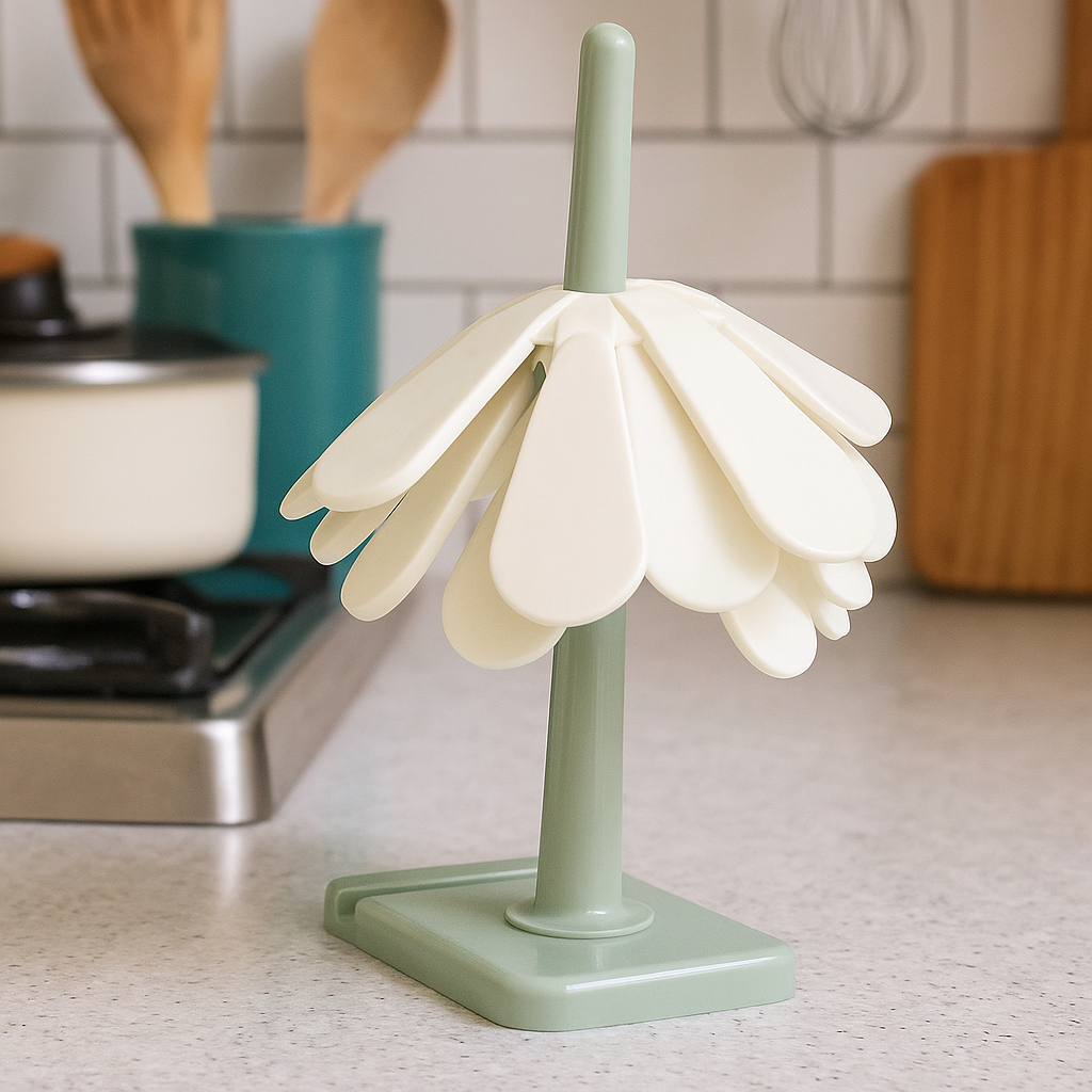 47% off on 4-Piece Silicone Tree Trivet Set | OneDayOnly