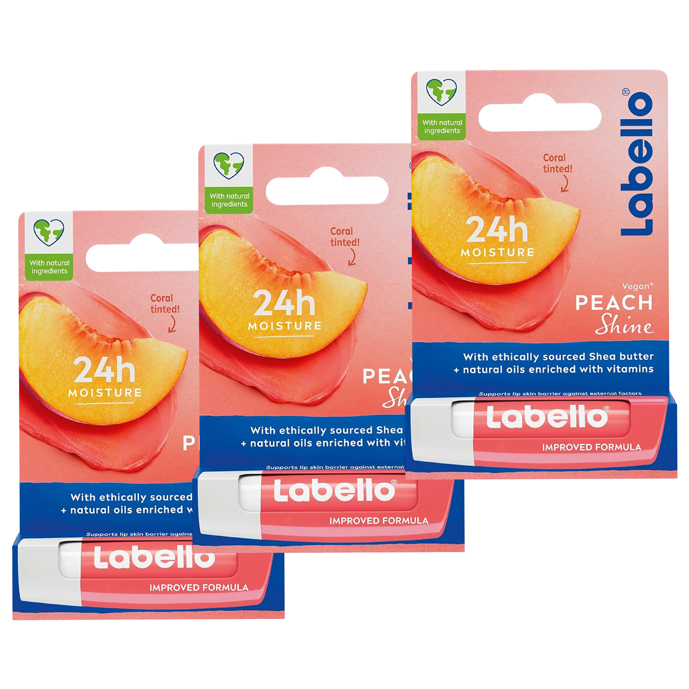 Labello 3x Shine Lip Balms | OneDayOnly