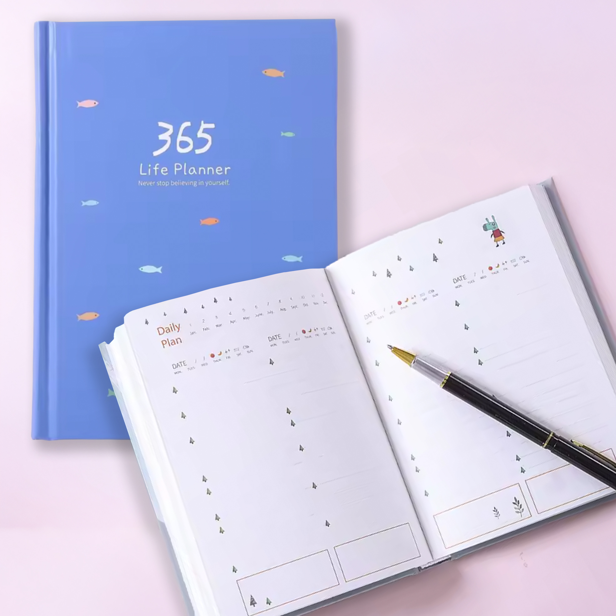 50% off on 2x A5 365-Day Undated Life Planners | OneDayOnly