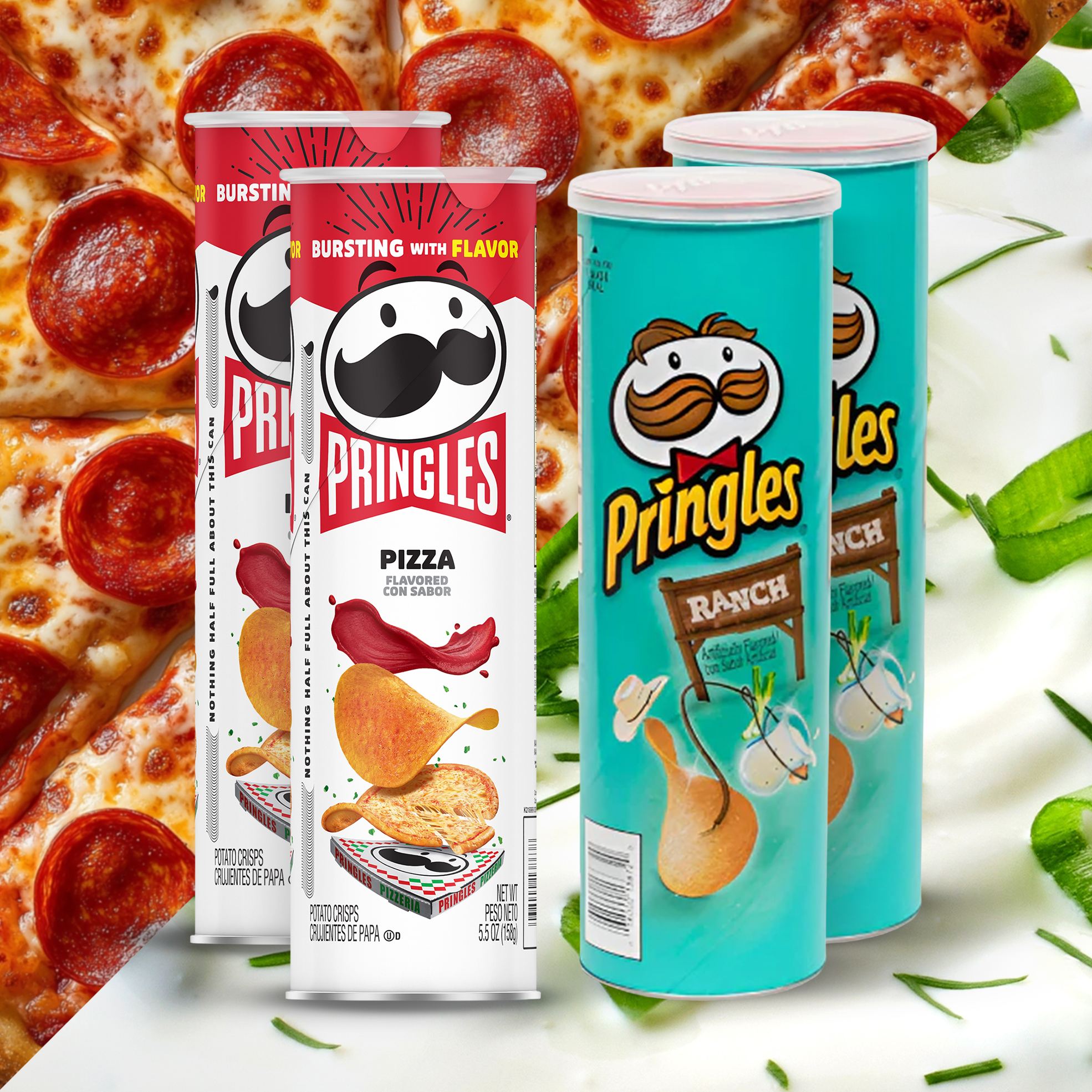 16% off on Pringles 2x 158g Flavoured Chip Tins | OneDayOnly