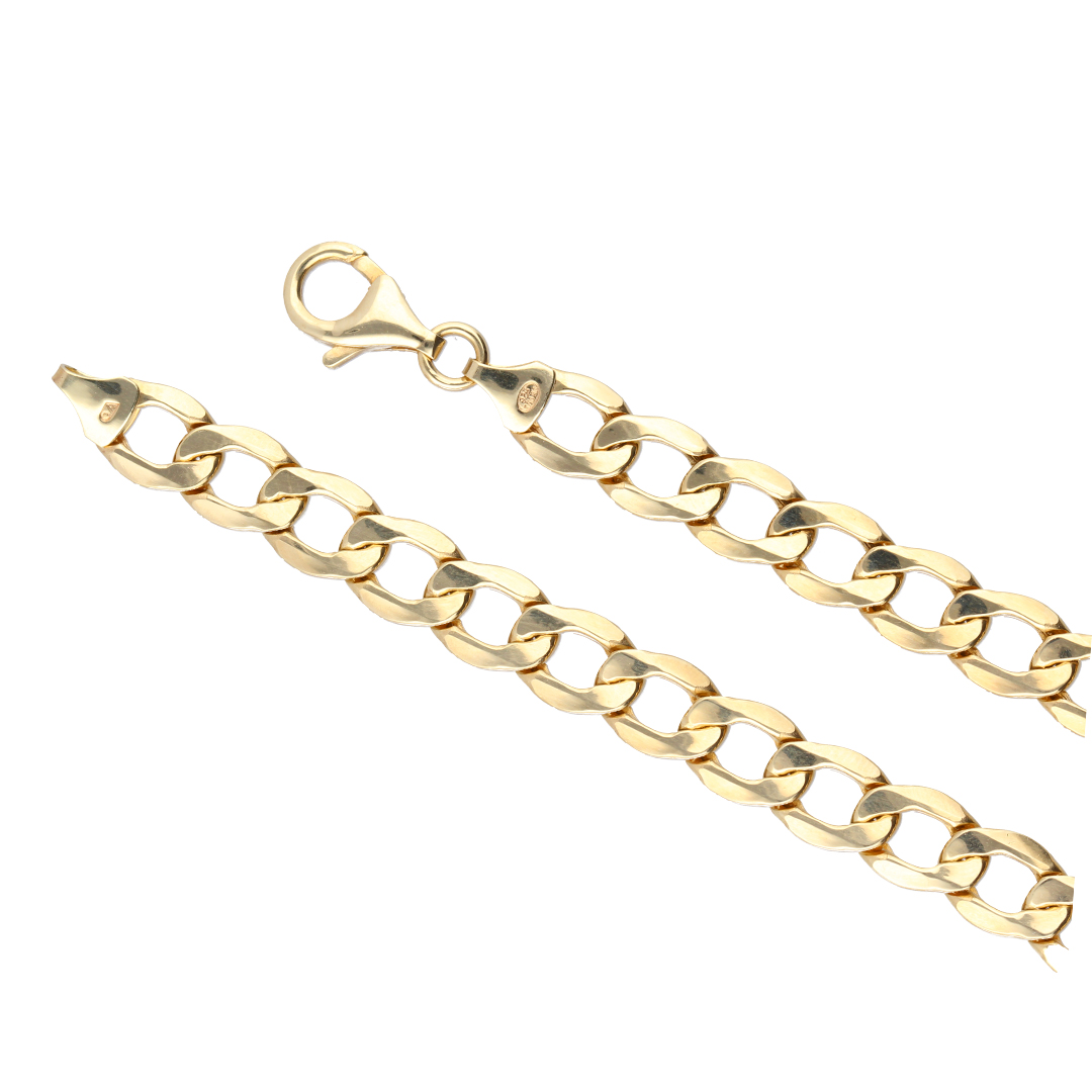 43% off on Eterniti 9kt Gold Bonded Curb Chain | OneDayOnly