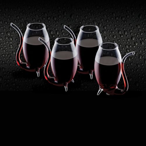 49% off on 4x Hand-Blown Glass Port Sippers | OneDayOnly