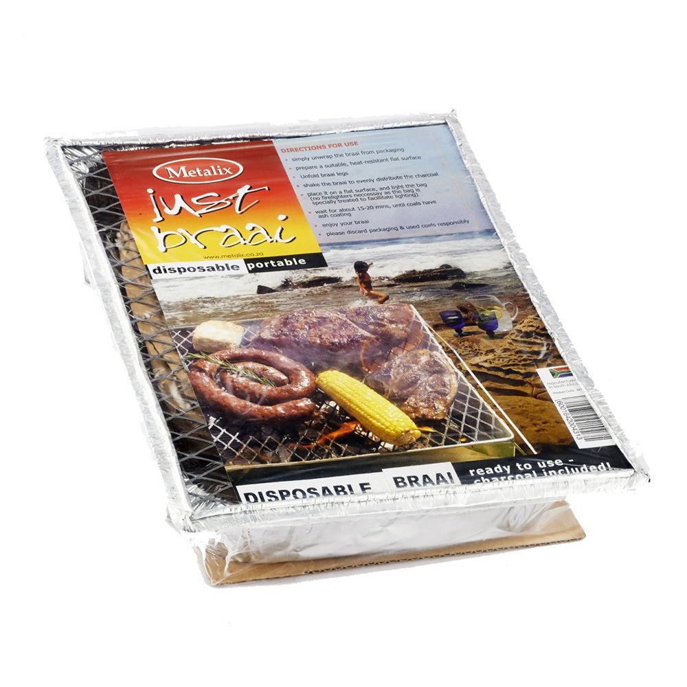 47% off on Metalix 4x Disposable Braais | OneDayOnly