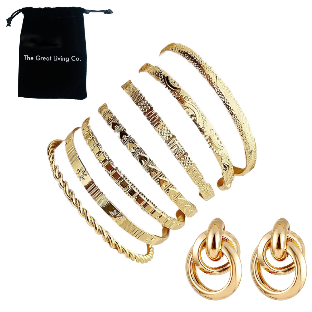 60% off on Bangles & Earrings Gift Set | OneDayOnly