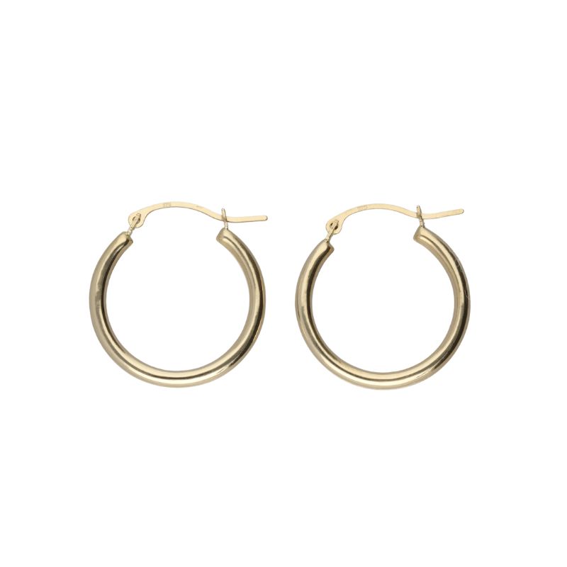 43% off on Ladies 9kt Gold Hoop Earrings | OneDayOnly