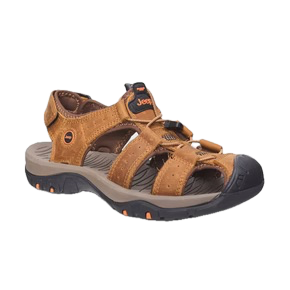47% off on Jeep Men's Trackhawk Leather Sandals | OneDayOnly