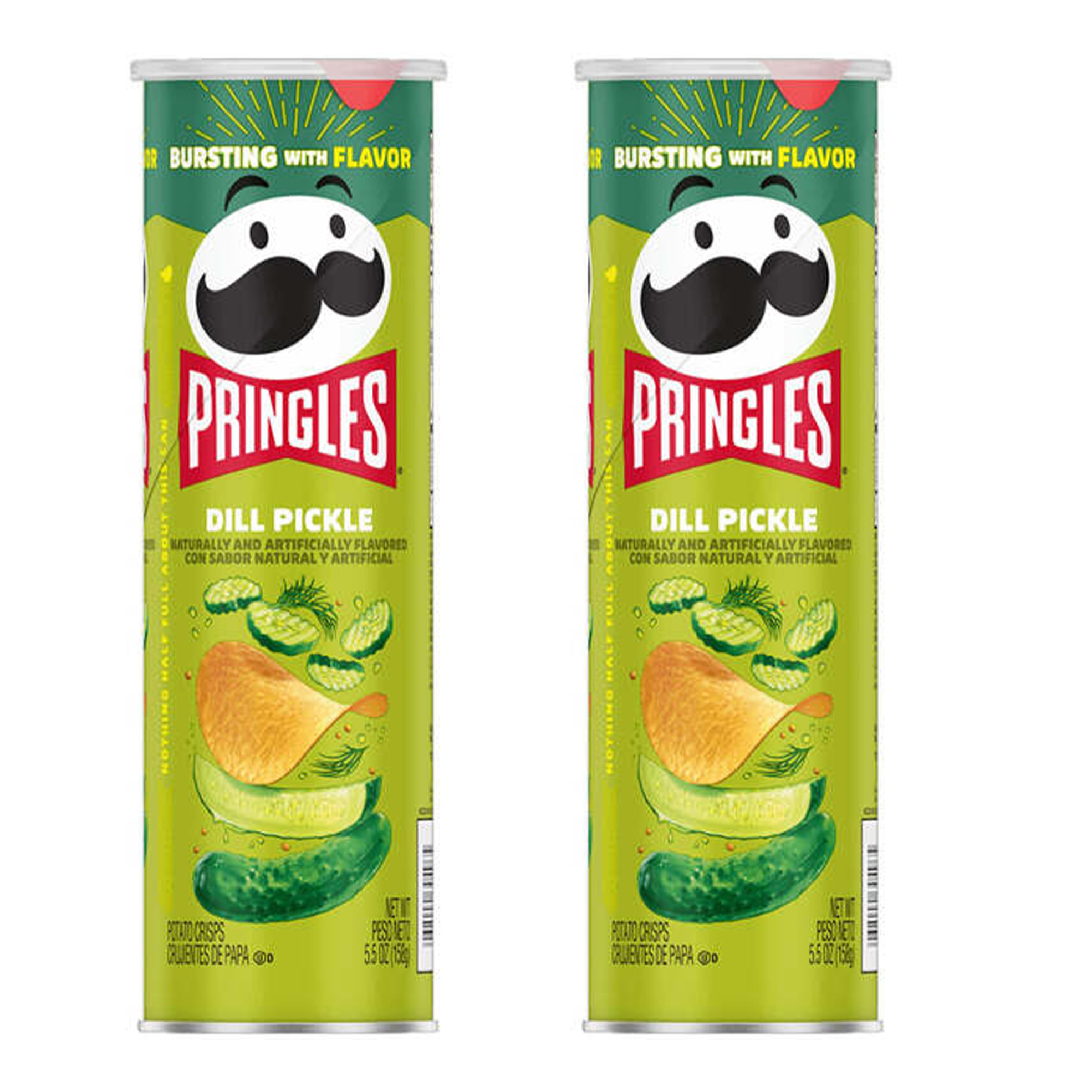 16% off on Pringles 2x 158g Dill Pickle Chips | OneDayOnly