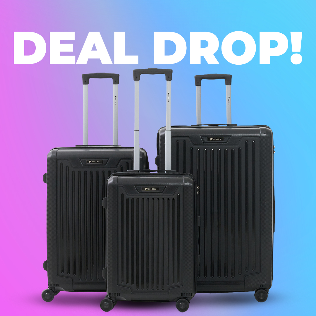 73% off on 3-Piece Green Gulfstream Luggage Set | OneDayOnly